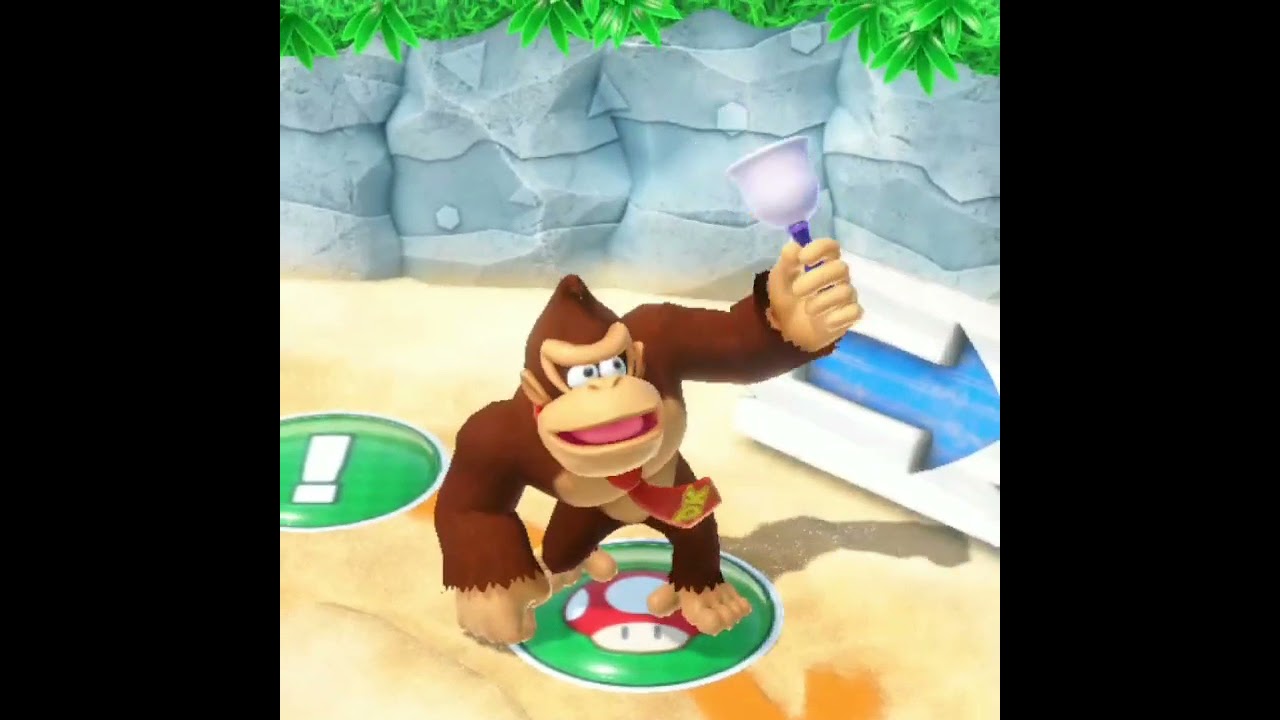 Donkey Kong Using the Boo Bell in Mario Party SuperStars #Shorts #reels ...
