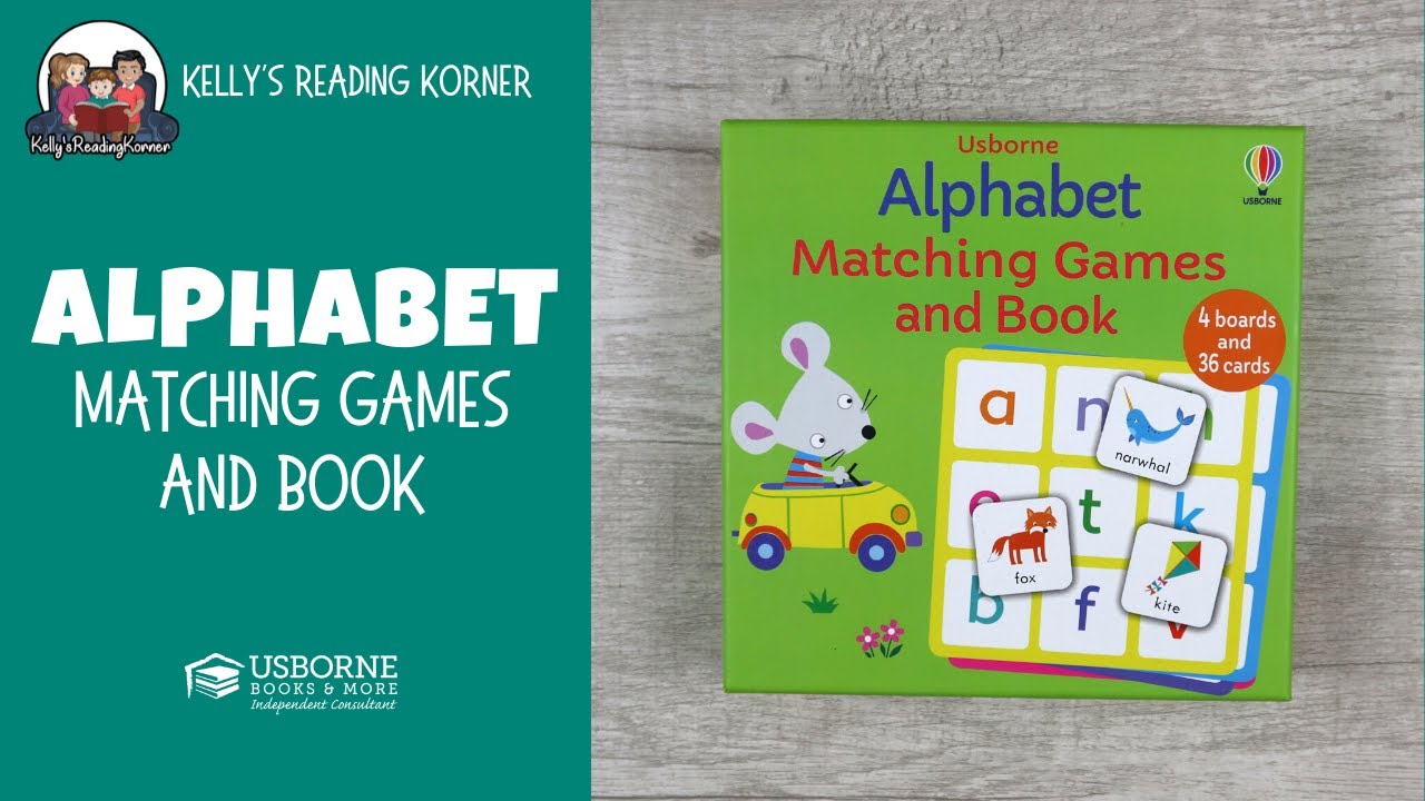 Alphabet Matching Games & Book | Spring 2022 New Titles | Usborne Books ...