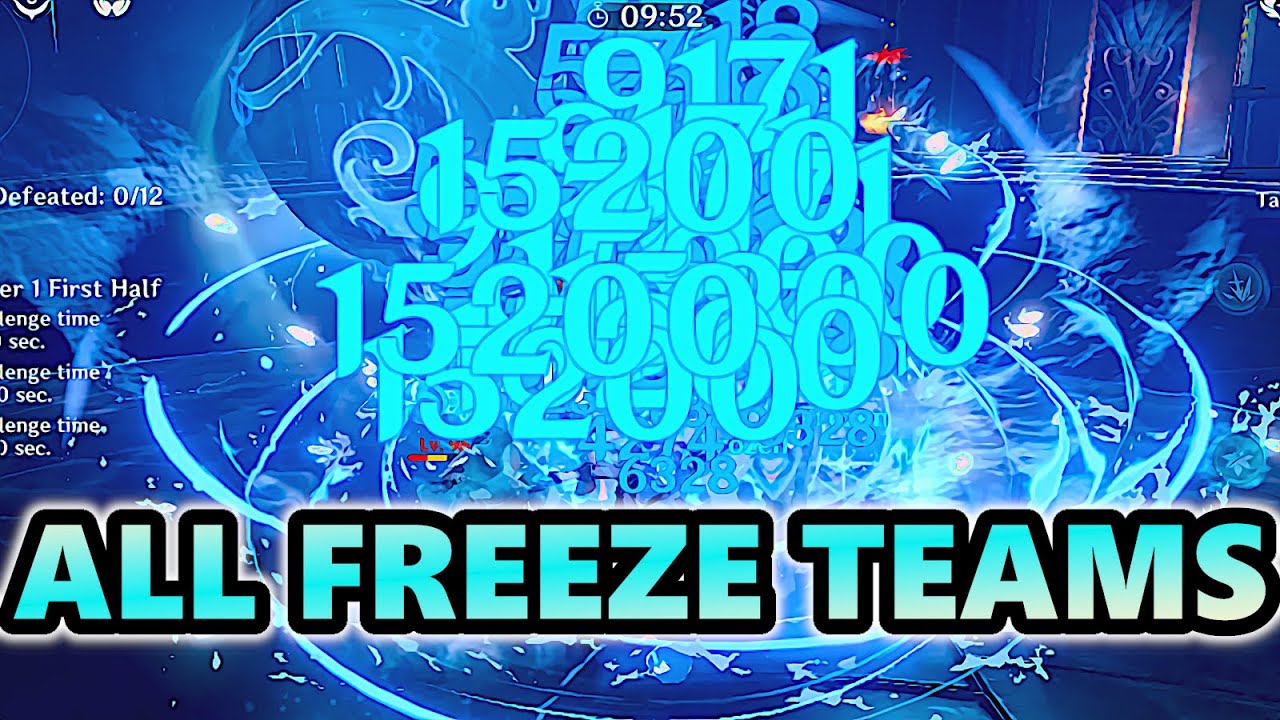 ALL MY FREEZE TEAMS vs 12-1-1: The Most Beautiful Team Ever! - YouTube