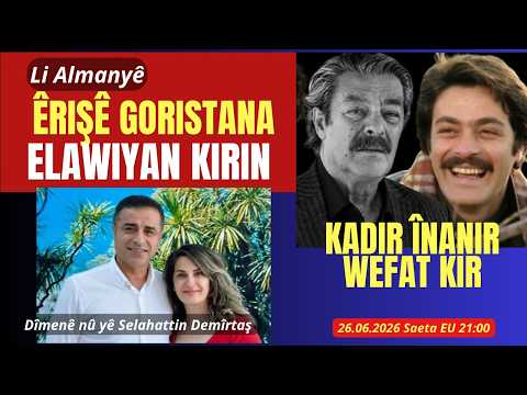 Kadir Înanir wefat kir -Demîrtaş bi silava xwe  Ozgur Ozel li Amedê pêşwazî kir