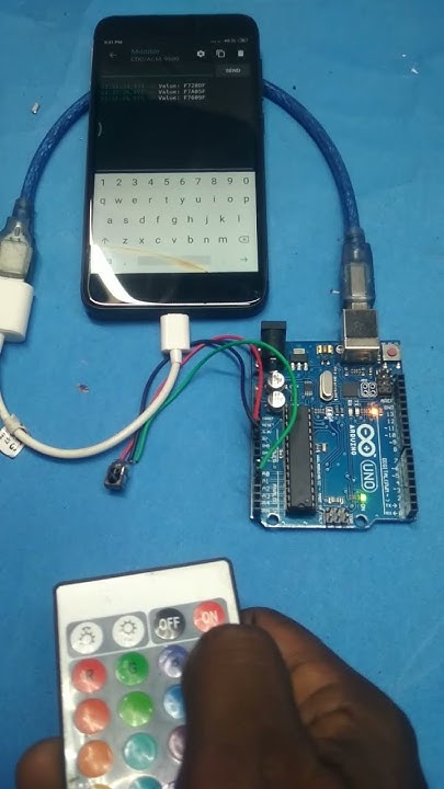 Arduino project | IR remote decoder circuit Arduino Uno#electronic # ...