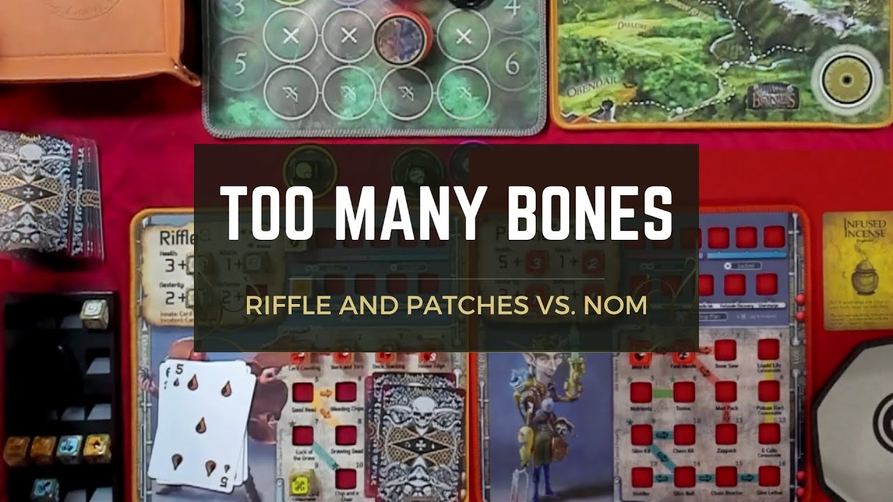 Riffle and Patches vs. Nom - Too Many Bones - YouTube