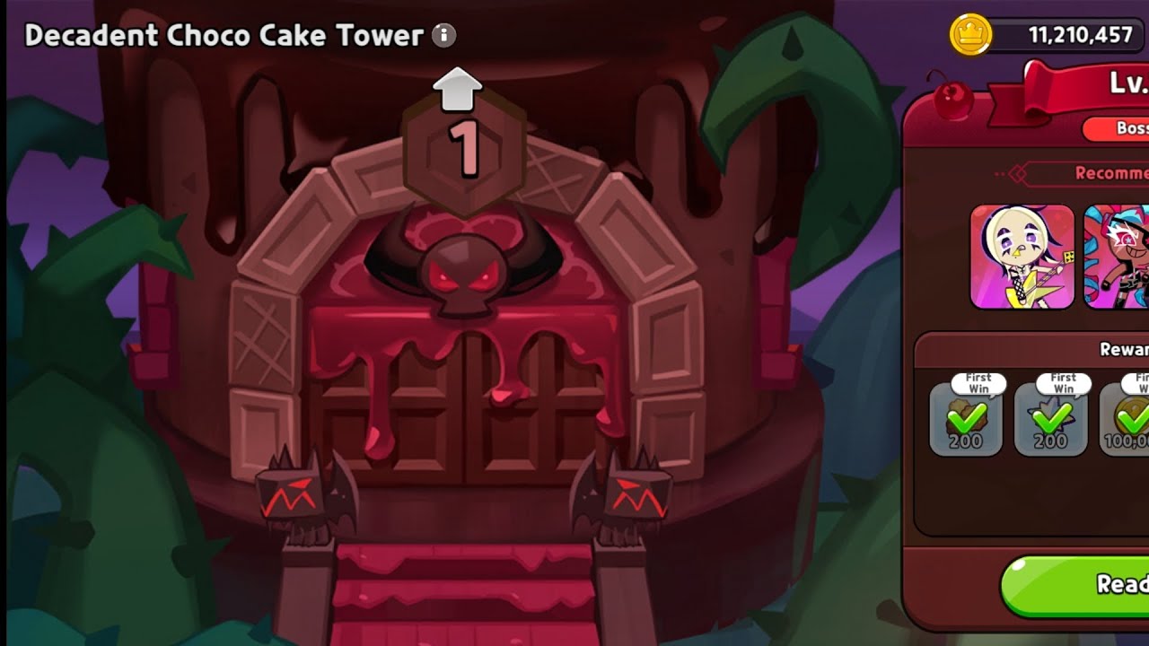 Decadent choco cake tower tray 1 f2p guide no storm bringer. Cookie Run ...