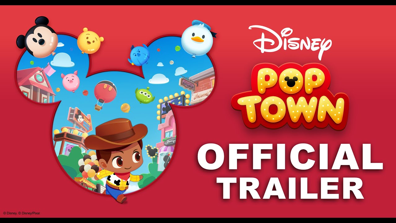Disney Pop Town Mobile Game - Official Worldwide Launch Trailer - YouTube