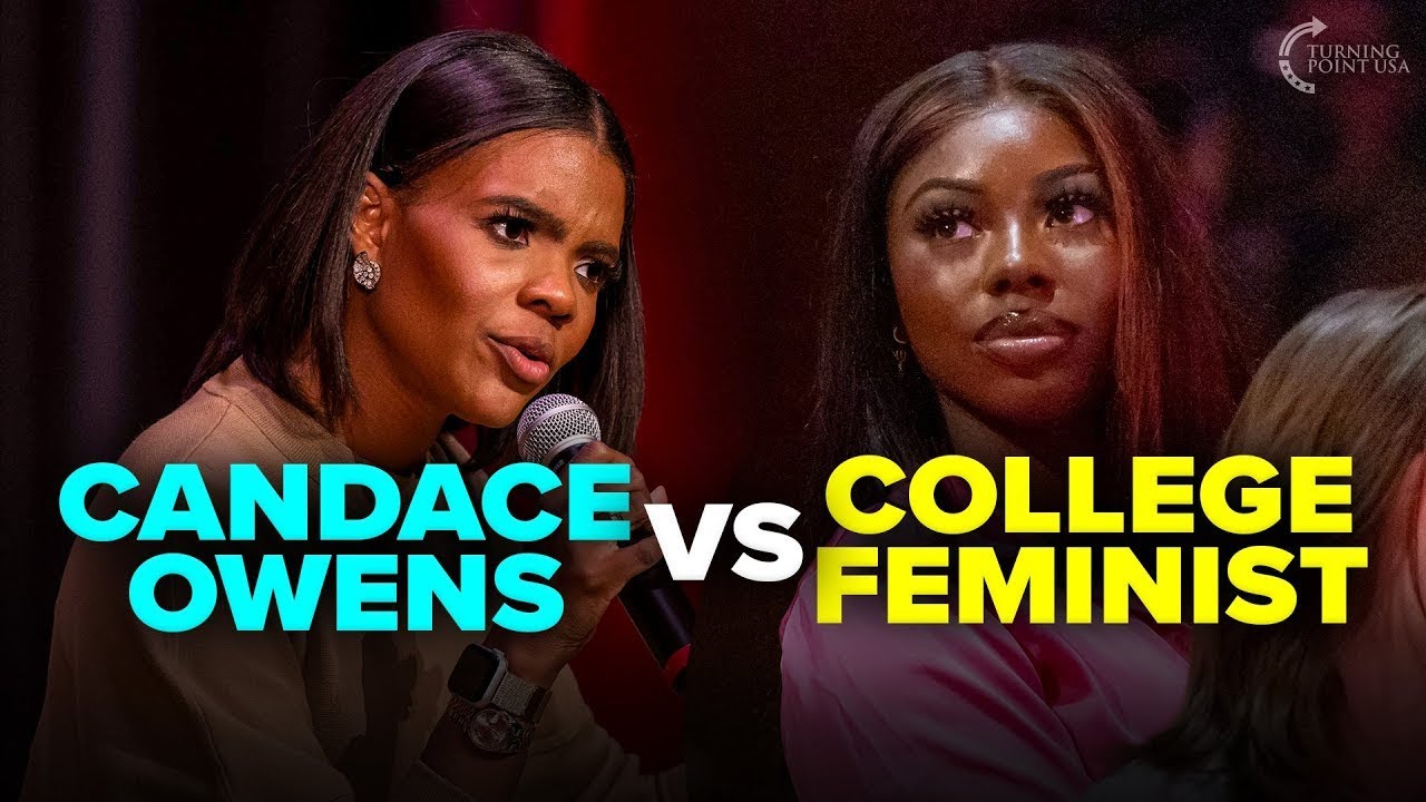 Candace Owens Takes on College Feminist in Heated Debate - YouTube