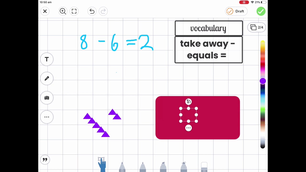 8-6=2 explained - YouTube
