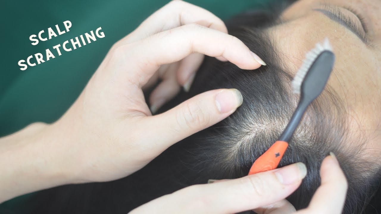 ASMR Relaxing Head Scratch, Head Tingles Sounds For Relieve Stress ...