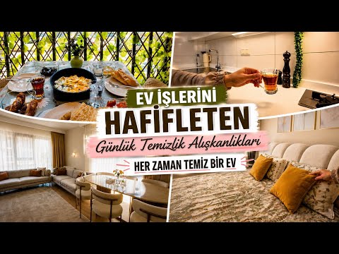 Ev İşlerini Hafifleten Günlük Temizlik Alışkanlıkları ✨ | Her Zaman Temiz Bir Ev | İki Çocuklu Hayat
