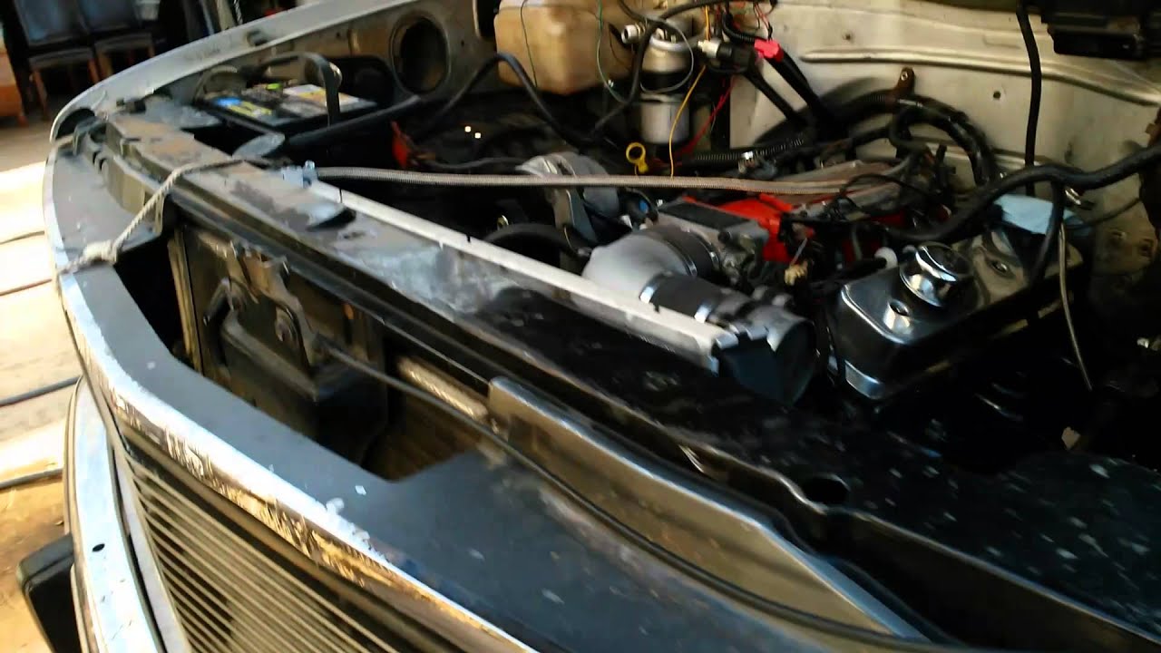 LT1 swap into 1988 K1500 - YouTube