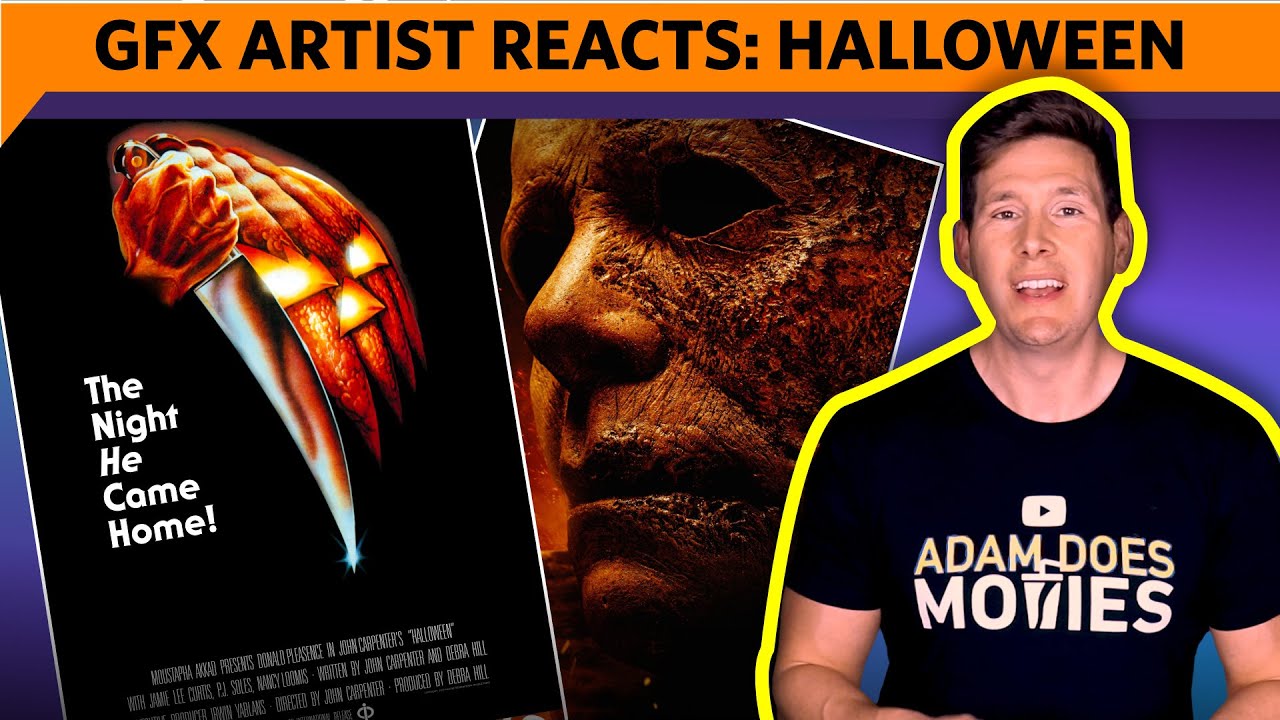 GFX Designer Reacts To Bad & Good Halloween Movie Posters - YouTube