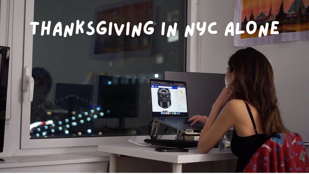 NYC 紐約 VLOG | Thanksgiving alone, Black Friday shopping + unboxing ...