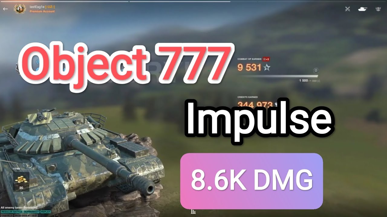 НОВЫЙ ТАНК ОБЪЕКТ 777 ИМБА ИЛИ НЕТ? Object 777 Impulse / БОЙ НА МАСТЕРА ...