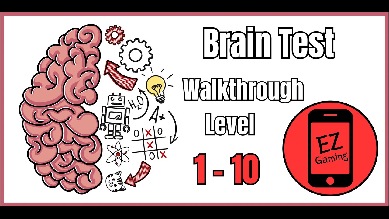 Brain Test Level 1 2 3 4 5 6 7 8 9 10 Walkthrough - YouTube