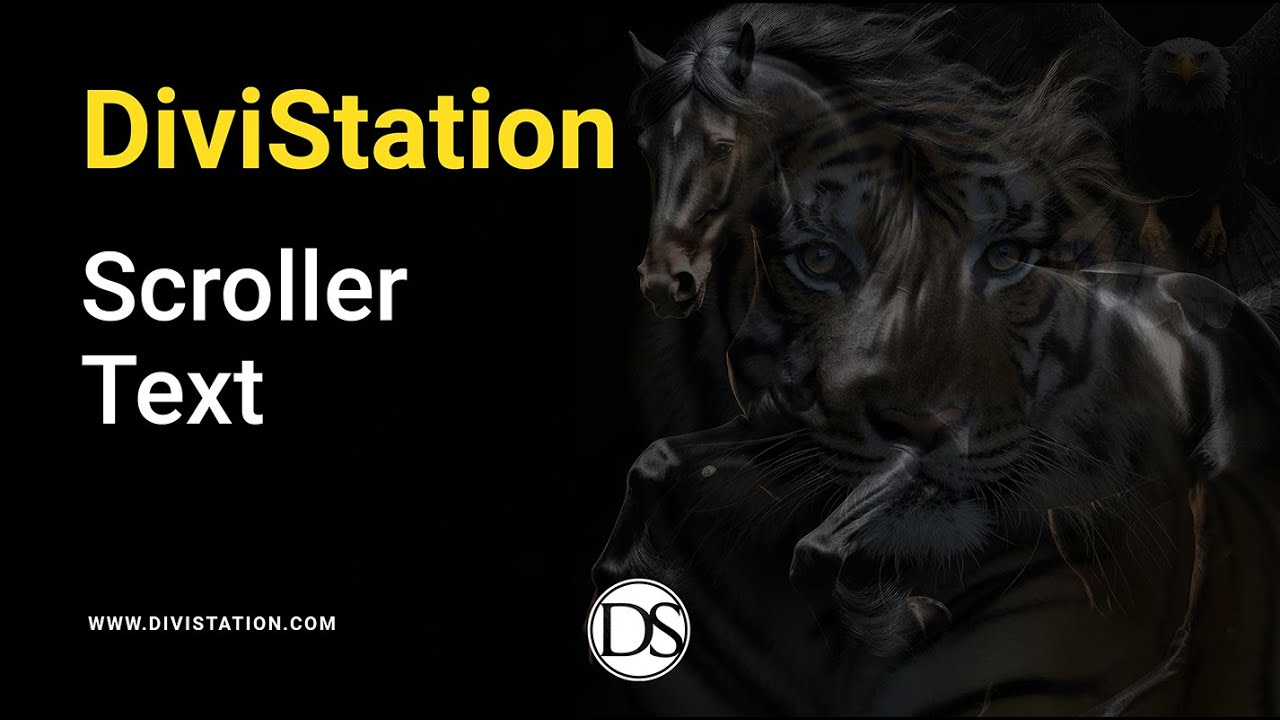 Scroller Text - DiviStation - YouTube