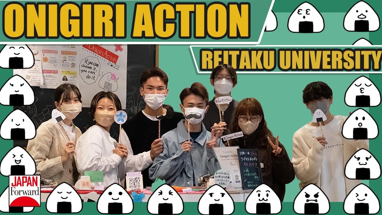 Onigiri Action 2022 at Reitaku University | JAPAN Forward - YouTube
