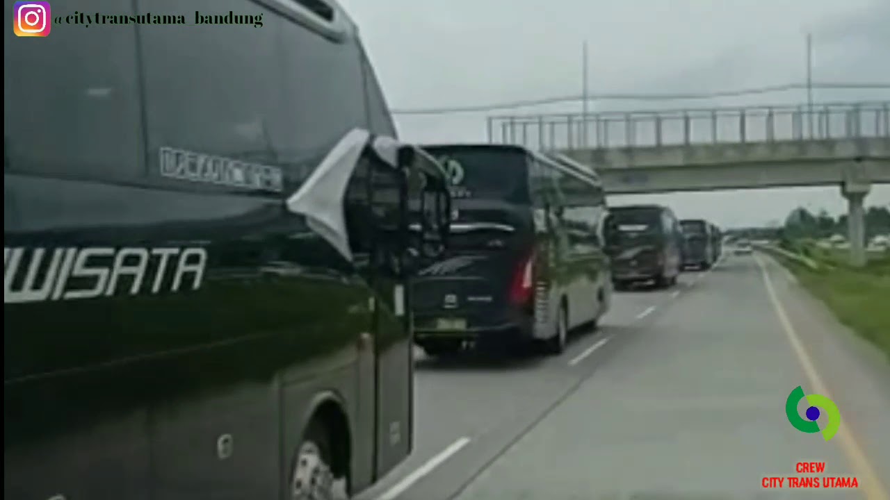 Konvoi Bus City Trans Utama - YouTube