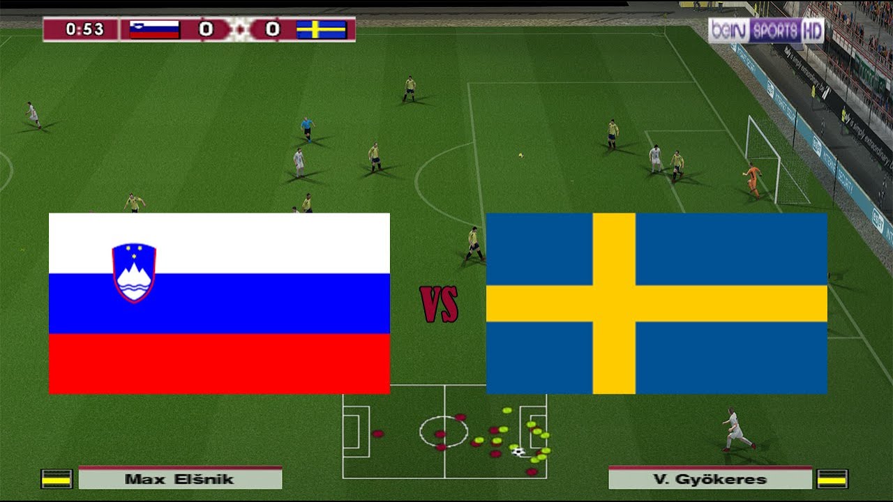 🔴Slovenia vs Sweden - European Qualifiers | Pes 2025 PS2 Game ...