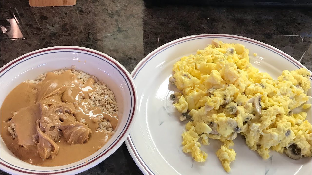 Cooking My 2500 Calorie Breakfast - Bodybuilding Food - Bulking - YouTube