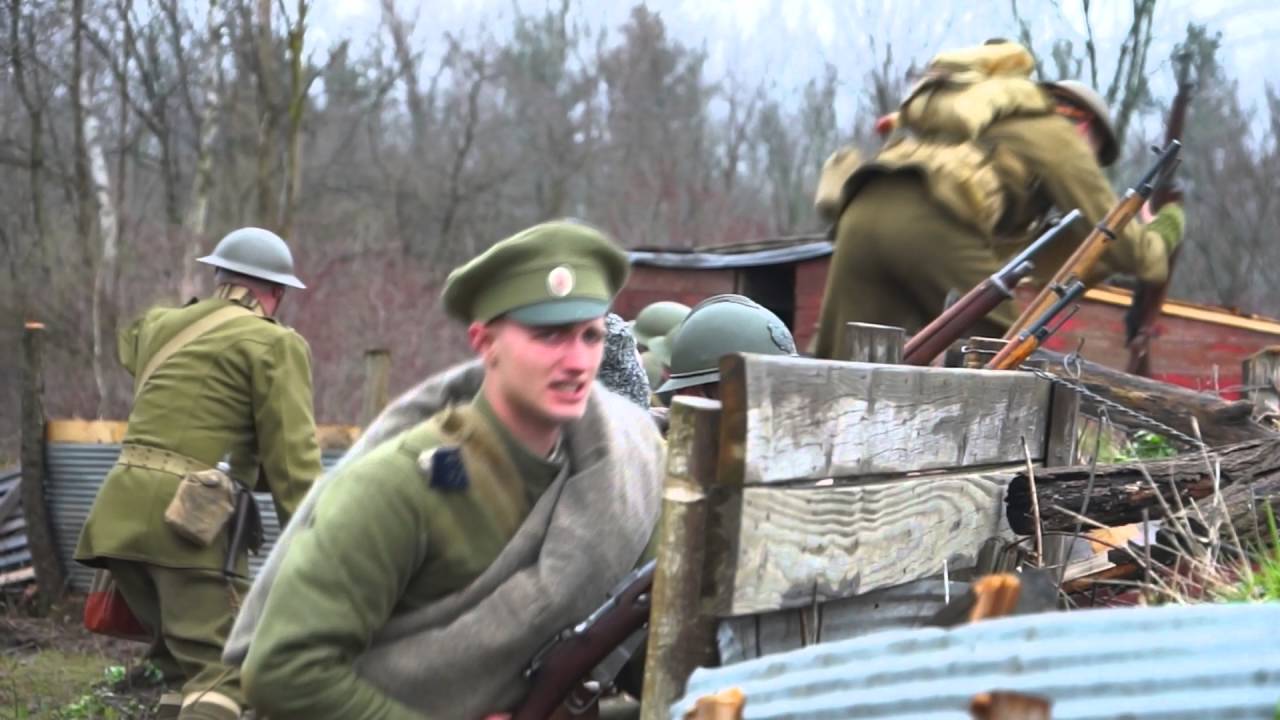 Inside the Trench during a WW1 Battle - YouTube