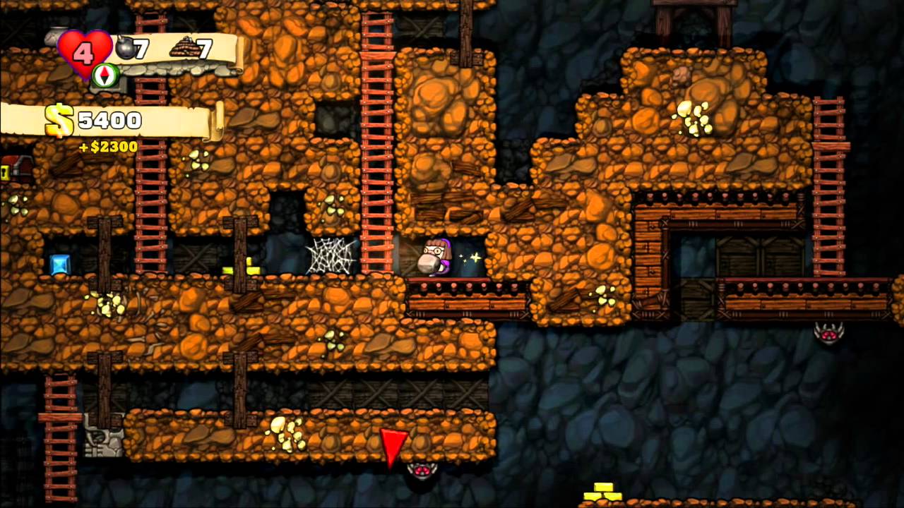 Spelunky PS3 Played by an Average Joe, Death #460 - YouTube