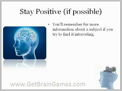 Improve Your Memory Power - 7 Effective Techniques - YouTube