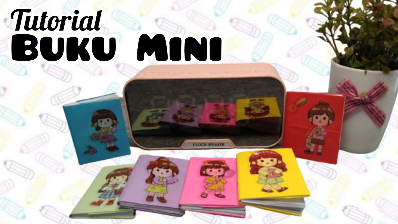 Cara Membuat Buku Catatan Mini dari Selembar Kertas - Tutorial Notebook - DIY Papercraft - YouTube