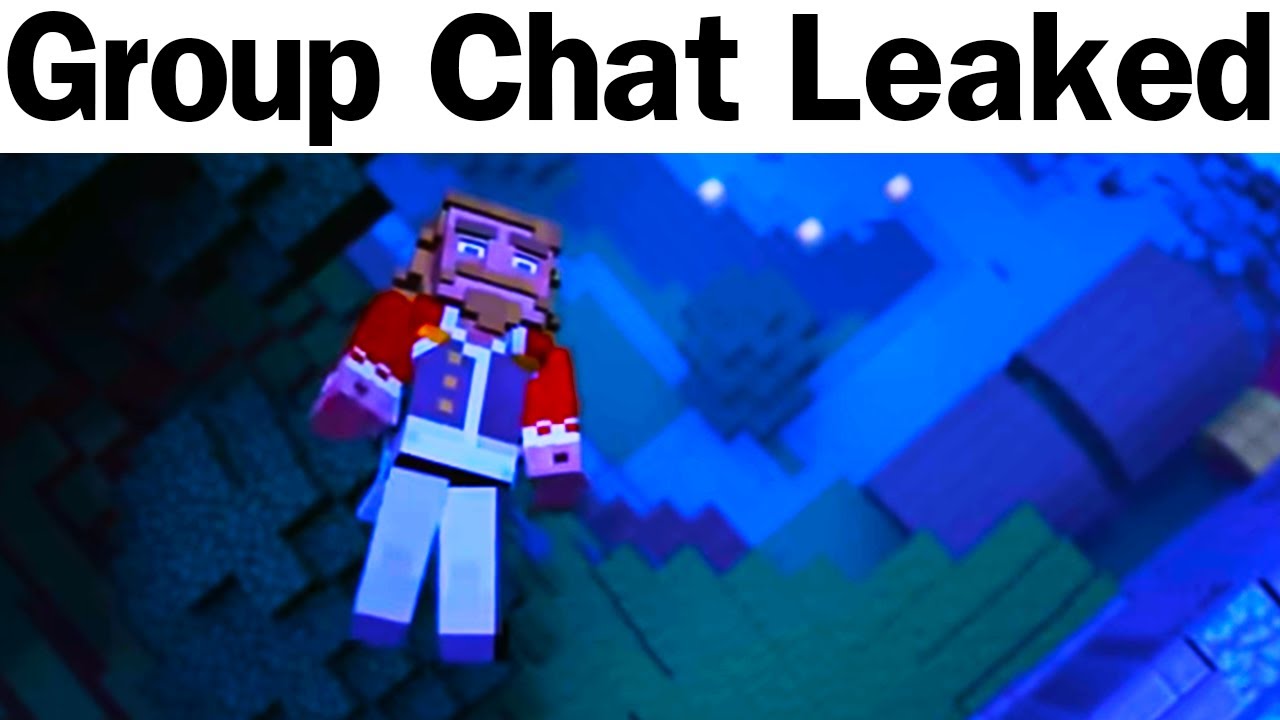 When The Minecraft Group Chat Gets Leaked... - YouTube