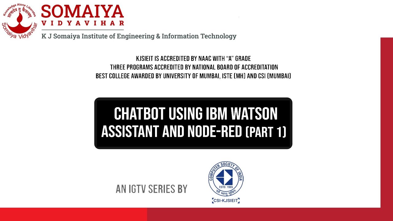 Chatbot using Watson Assistant and Node Red - Part 1 (Weather Bot ...
