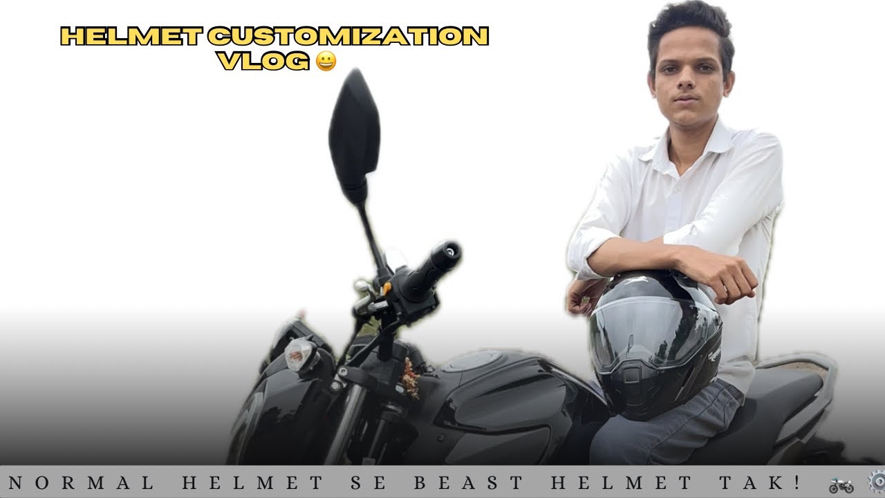 Helmet Customization Day|| Helmet Makeover Story 😍 - YouTube