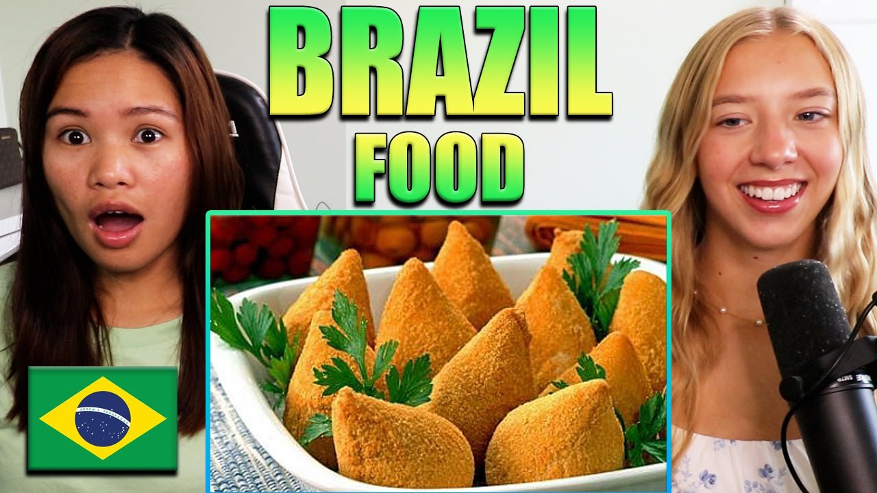 American Girls React To Top 10 Most Popular Foods in Brazil!! - YouTube