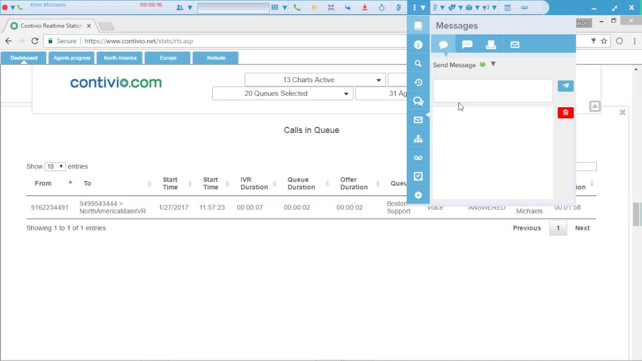 Contact Center Tool for Supervisors - YouTube