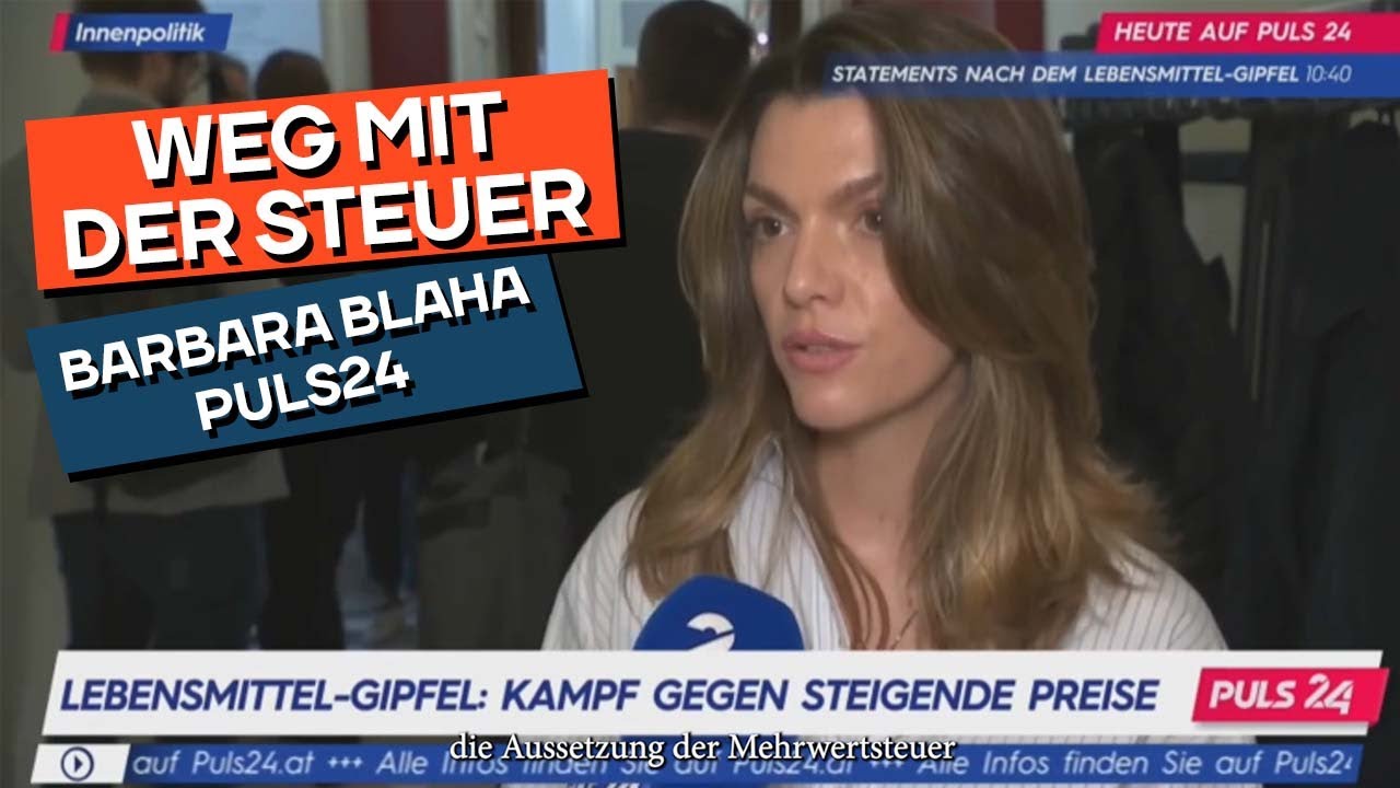 Was tun gegen die enormen Lebensmittelpreise? Barbara Blaha im Puls24 ...