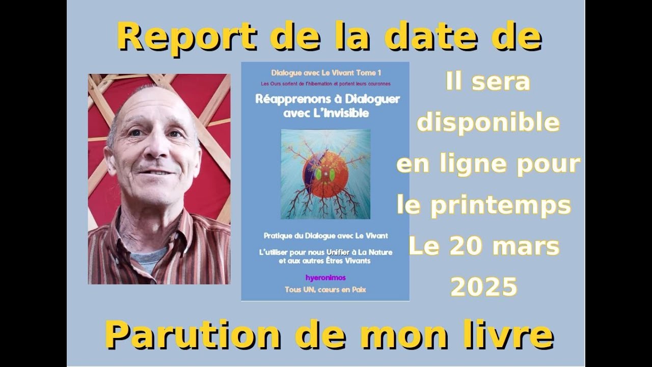 Date de parution de Réapprenons à dialoguer avec l'Invisible le 20 mars ...