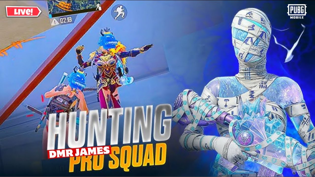 🔴LIVE - PUBG MOBILE Hunting Pro Squad Update 3.6 - Fun Time with ...