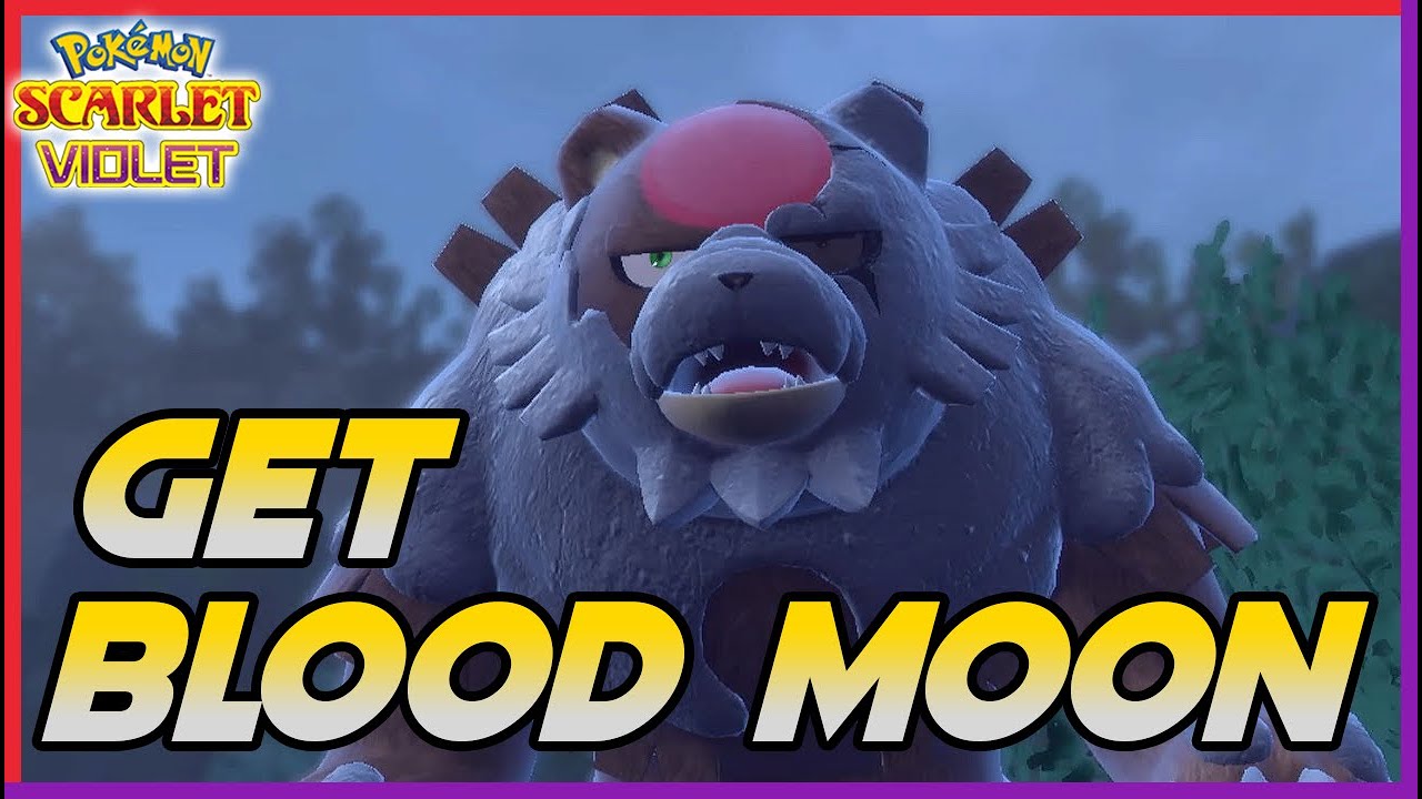 HOW TO GET BLOOD MOON BEAST URSALUNA in Pokemon Scarlet and Violet TEAL ...