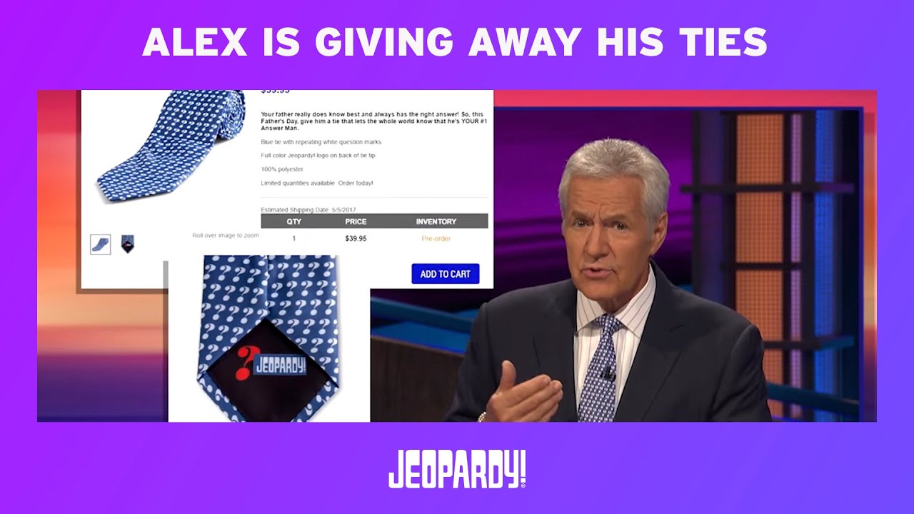 Father’s Day: Alex Is Giving Away His Ties | JEOPARDY! - YouTube