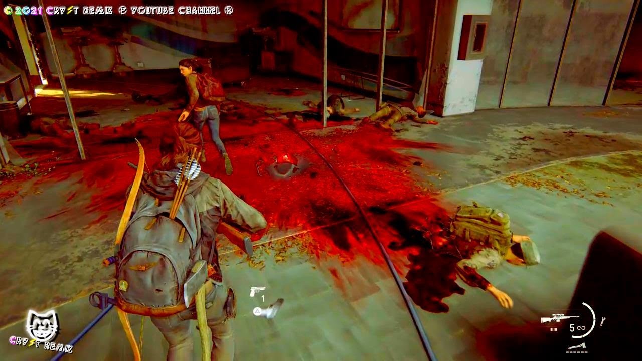 TLOU P2: ELLIE/DINA VS. WLF SOLDIERS PS5 #2025 - YouTube