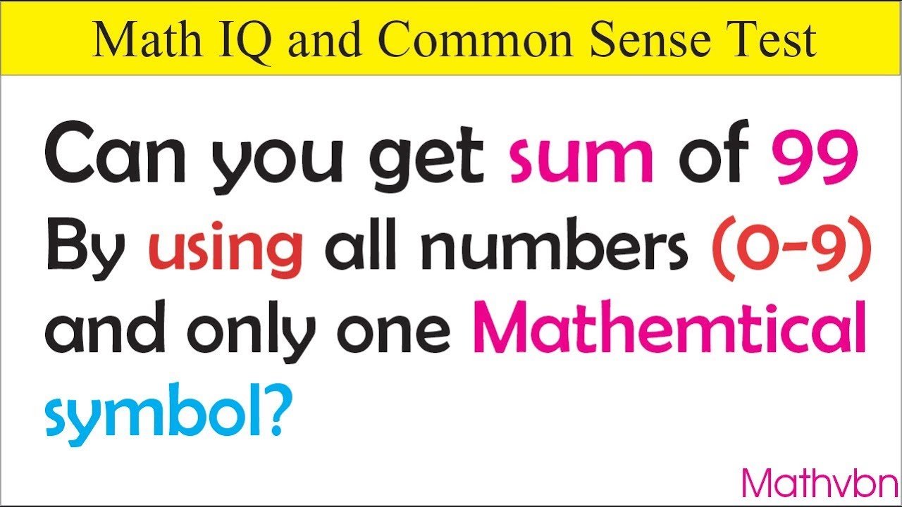 Math Riddles With Answers | IQ Test | Math Brain Games | Teasers ...
