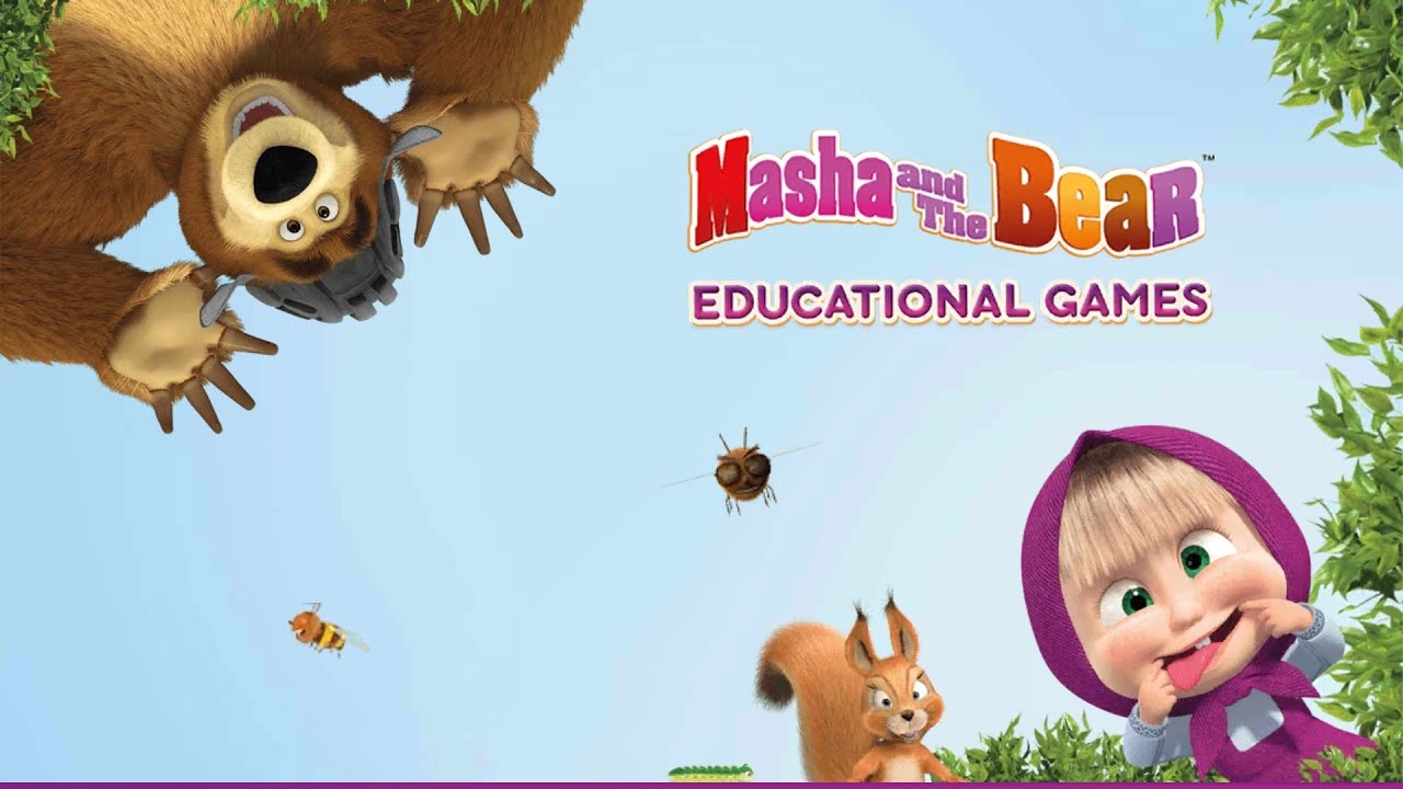 Masha and The Bear Educational games for kids | Masha and the bear fun ...