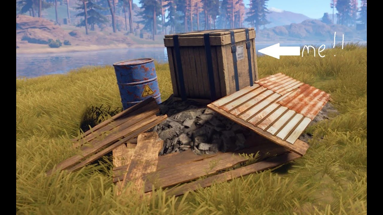 I TROLLED WITH THE LOOT BOX SKIN ON WIPE DAY (Halloween rust) - YouTube