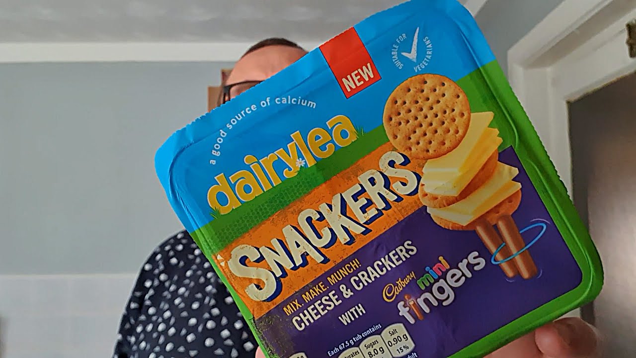 Dairylea Snackers with Cadbury Fingers..... WHY? - YouTube