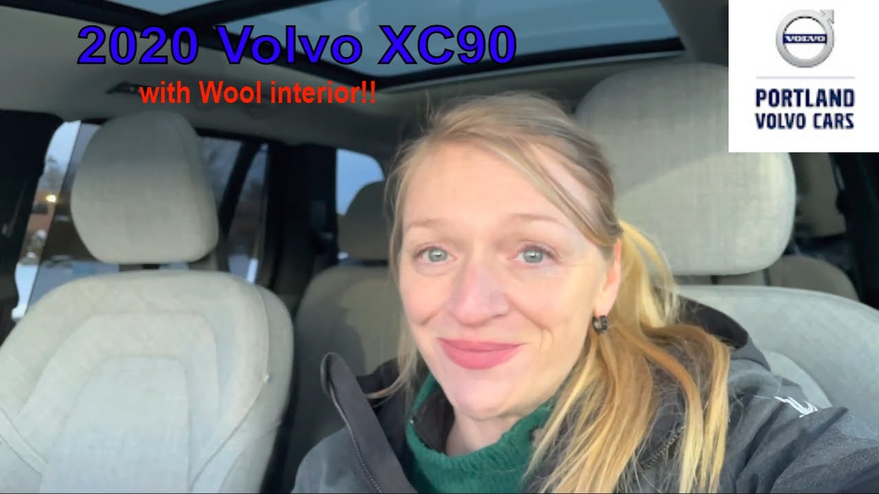 2020 Volvo XC90 Thunder Grey w/Wool interior! / Walkaround with Heather ...