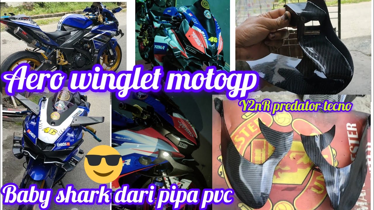 buat winglet motogp baby shark. anak hiu.😎 dari pipa pvc. y2nR predator ...