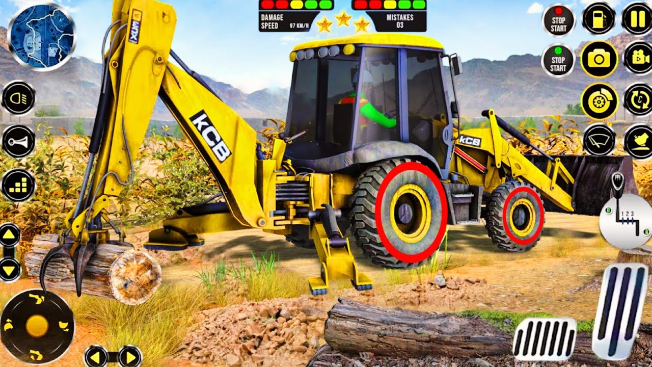 Backhoe Loader JCB Simulator - Truck JCB Driving Open World Game ...