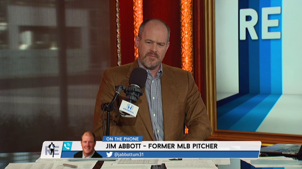Former MLB Pitcher Jim Abbott on Batting At Michigan - 3/9/18 - YouTube