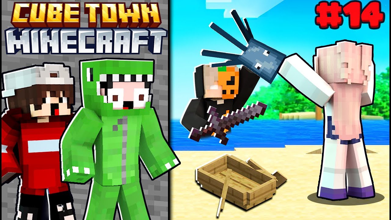 CUBE TOWN MINECRAFT TẬP 14: BÍ NGÔ SUÝT BỊ ĐUỔI RA KHỎI LÀNG VÌ MẢI ĐI ...