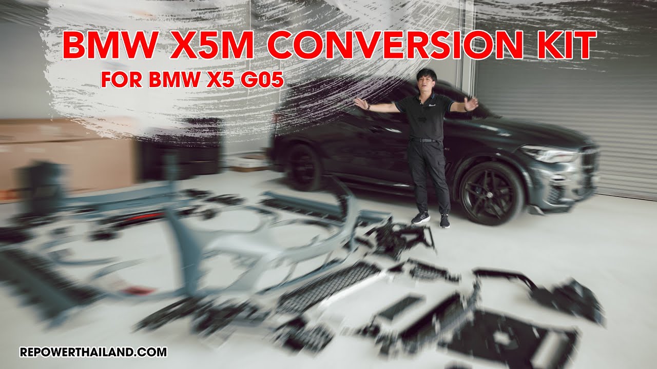 รีวิวชุดแต่ง BODY PARTS BMW X5M Conversion Kit - BMW X5 G05 - YouTube