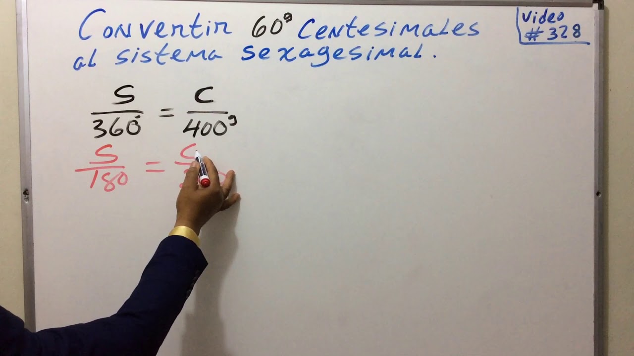Convertir grados centesimal a sexagesimal: (video #328) - YouTube