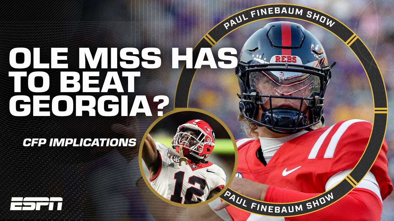 'Ole Miss HAVE to beat Georgia to make the Playoff' - Tim Tebow makes ...