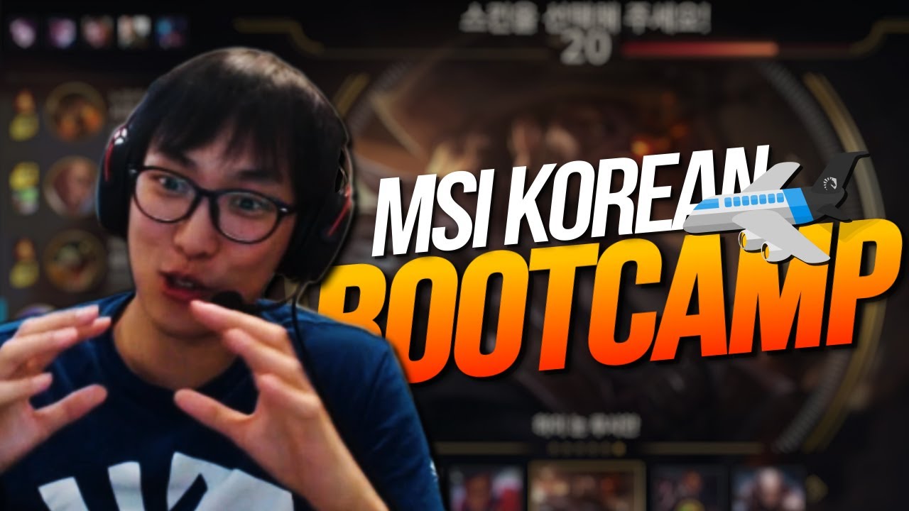 Doublelift - MSI KOREAN BOOTCAMP (EP. 1) - YouTube